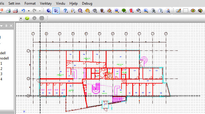 Roter skjermbildet som gitter