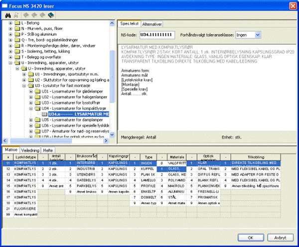 NS3420 Produktkobling